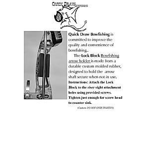 Quick Draw Lock Block Bowfishing Quiver
