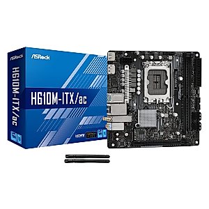 ASRock H610M-ITX/AC Supports 12th Gen Intel® Core™ Processors (LGA1700) motherboard