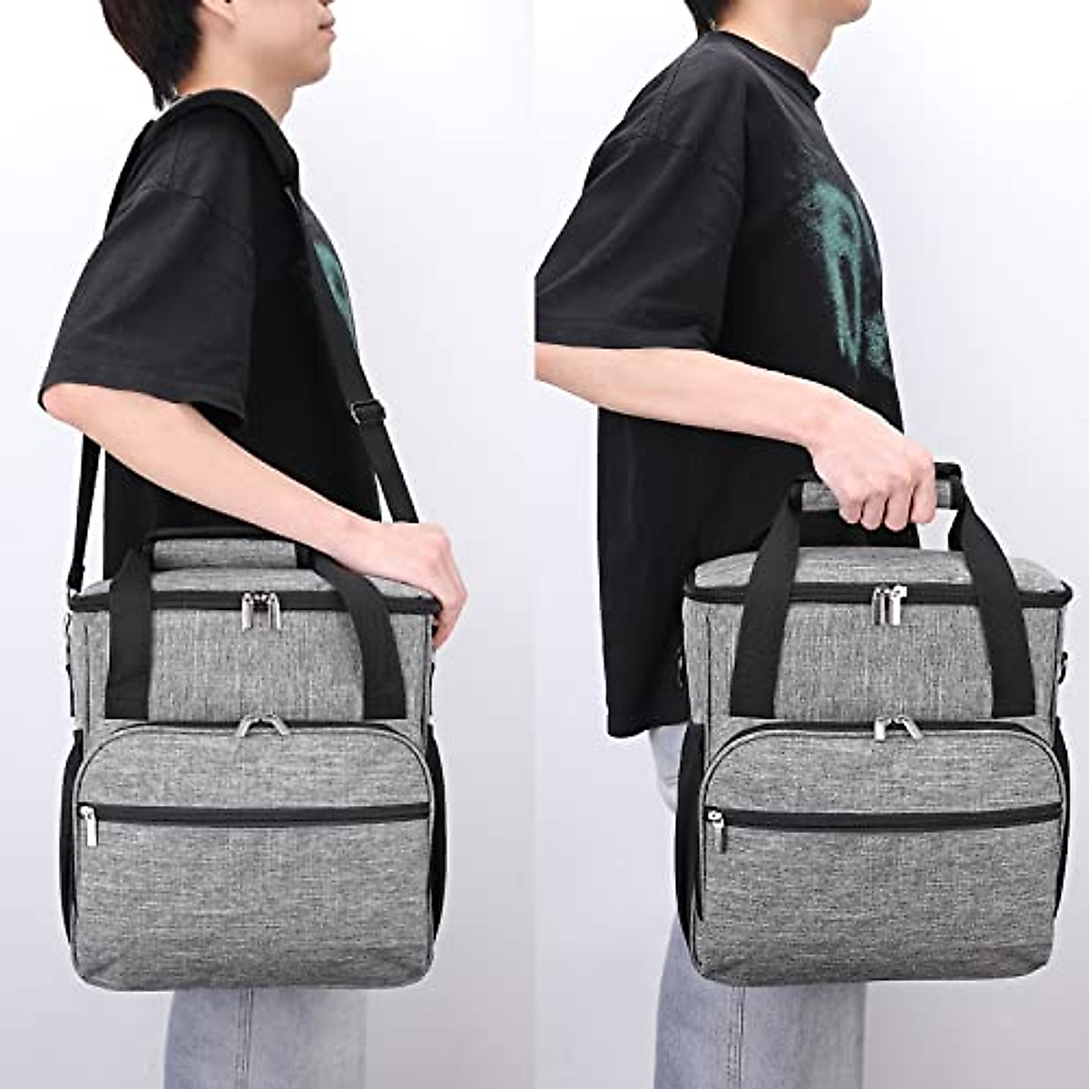 Coffee Maker Carring Bag for Keurig K-Mini or K-Mini Plus, Storage Mini Tote Case for Travel, Grey