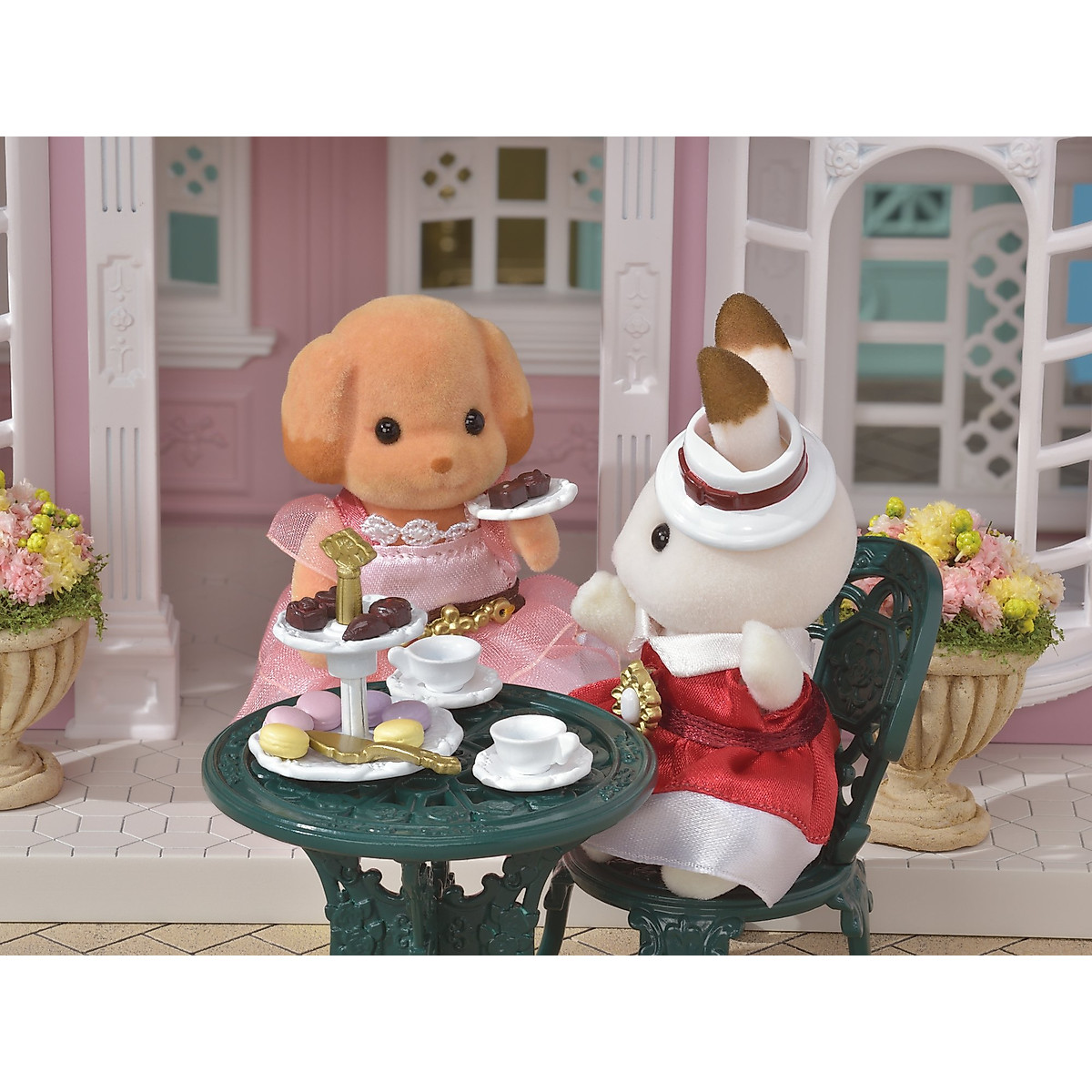 Calico Critters Town Tea and Treats Set - Host Delightful Tea Parties for Your Critters