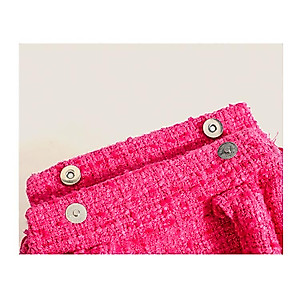 Pink Doll Party Favor Crossbody HandBag Barrel Shape for Girl Women Birthday Bachelorette Valentine Cute Princess Chic