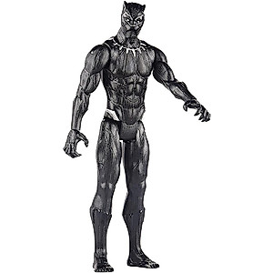 Marvel Titan Hero Series Black Panther Action Figure, 30 Cm Toy, Inspired Universe, for Children Aged from 4 Years