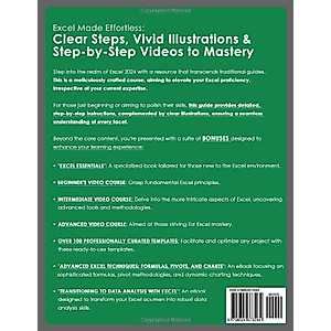 Excel: The Complete Illustrative Guide for Beginners to Learning any Fundamental, Formula, Function and Chart in Less than 5 Minutes with Simple and Real-Life Examples