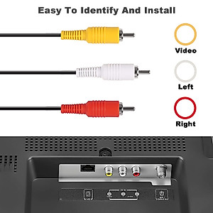 Aokin Audio Video AV Cable Cord for Nintendo 64 N64, Super Nintendo SNES, Gamecube GC, 1.8M/6FT