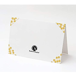 Market On Mainstreet Bumblebee Thank You Cards, Includes Envelopes, 25 Count, Made in the U.S.A