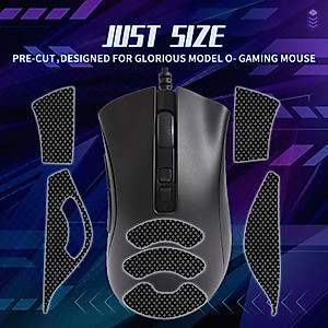 TALONGAMES Mouse Anti Slip Grip Tape Compatible with Razer DeathAdder V2 / DeathAdder V2 Pro Gaming Mouse, Palm Sweat Absorption, Thin 0.5mm, Cut to Fit, Easy to Apply, Mouse Skin