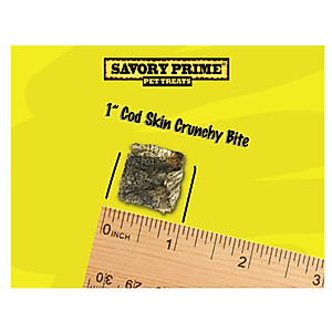Savory Prime Cod Skin Crunchy Bites, 8-Ounce
