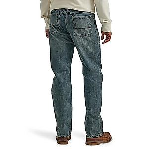 Wrangler Authentics Men's Relaxed Fit Boot Cut Jean, Tinted Mid Shade, 38W x 30L