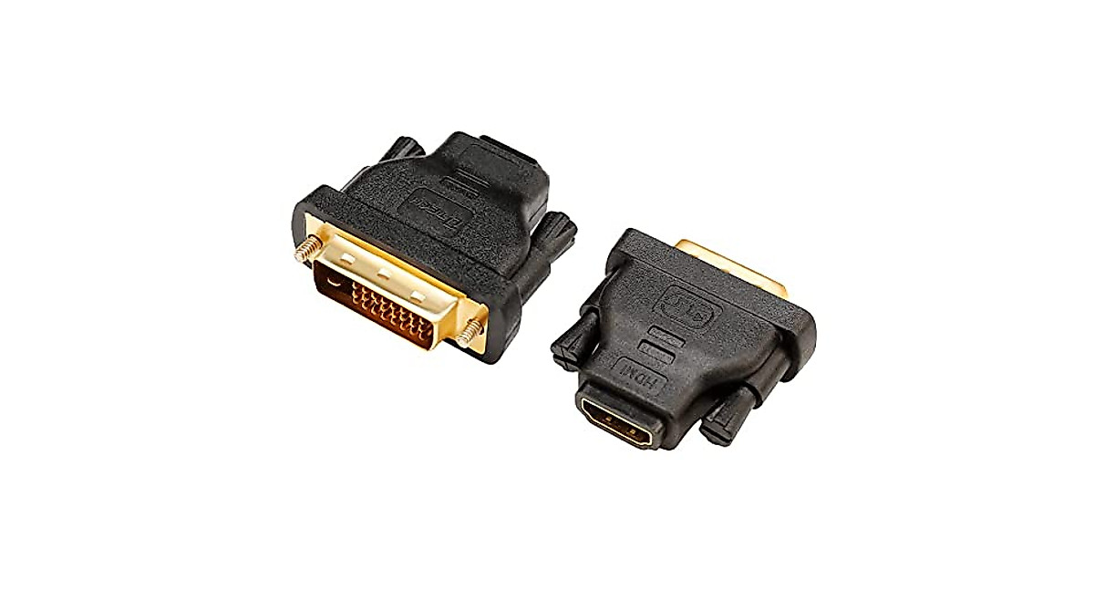 DTech DVI to HDMI Adapter - 4K Support, Bi-Directional