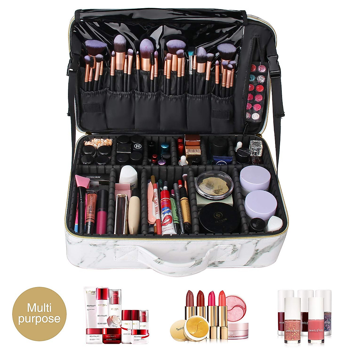 MONSTINA makeup bag makeup train case