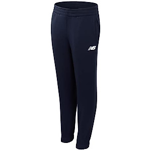 New Balance Boys' Sweatsuit Set - 2 Piece Fleece Pullover Hoodie Sweatshirt and Sweatpants (2T-20), Size 8, Oatmeal