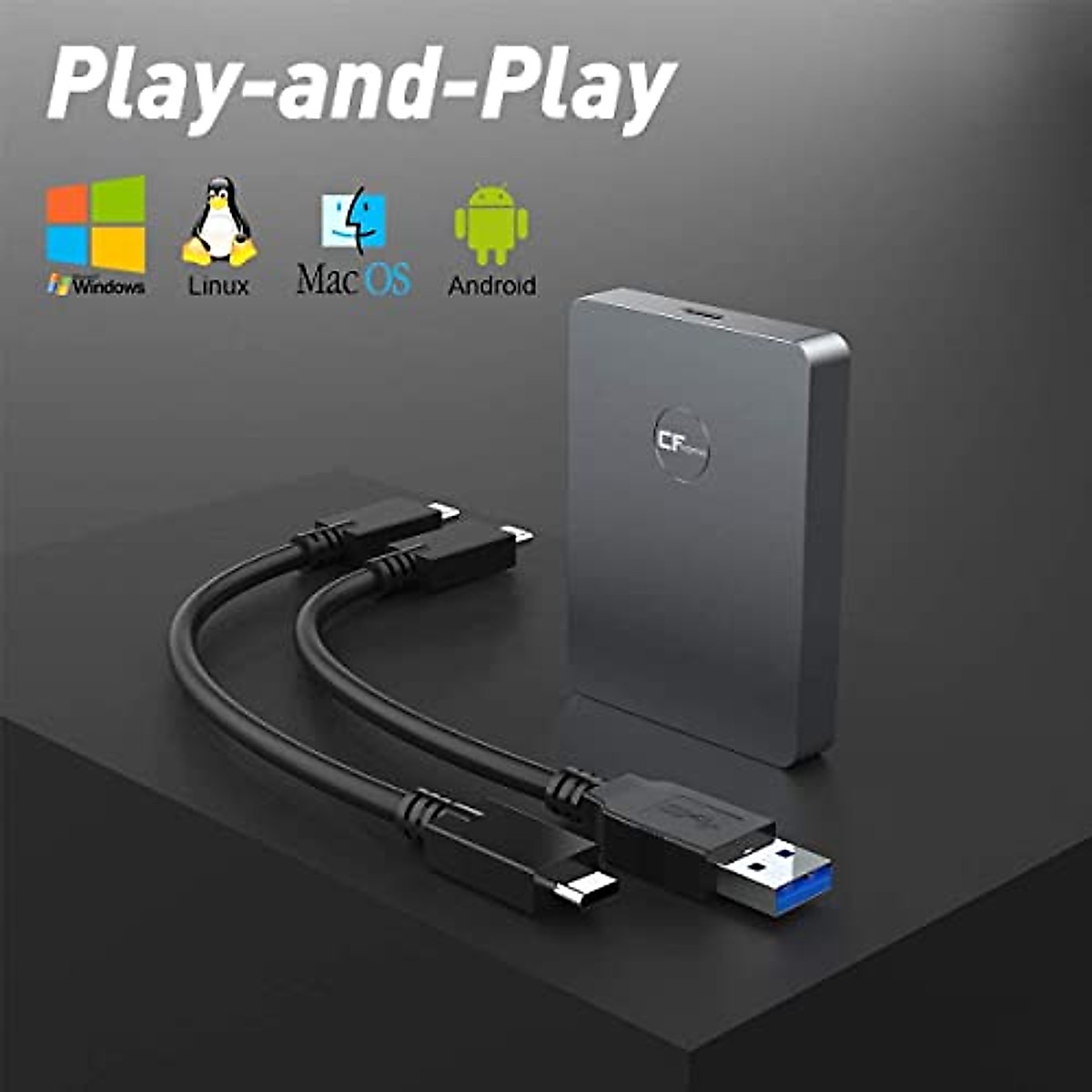 CFexpress Card Reader, Rocketek USB 3.1 Gen 2 10Gbps CFexpress Reader, Portable Aluminum CFexpress Memory Card Adapter Thunderbolt 3 Port Connection Support Android/Windows/Mac OS1