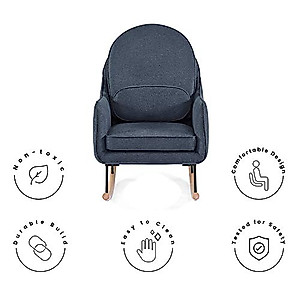 Delta Children Rocker Ella, Slate Blue