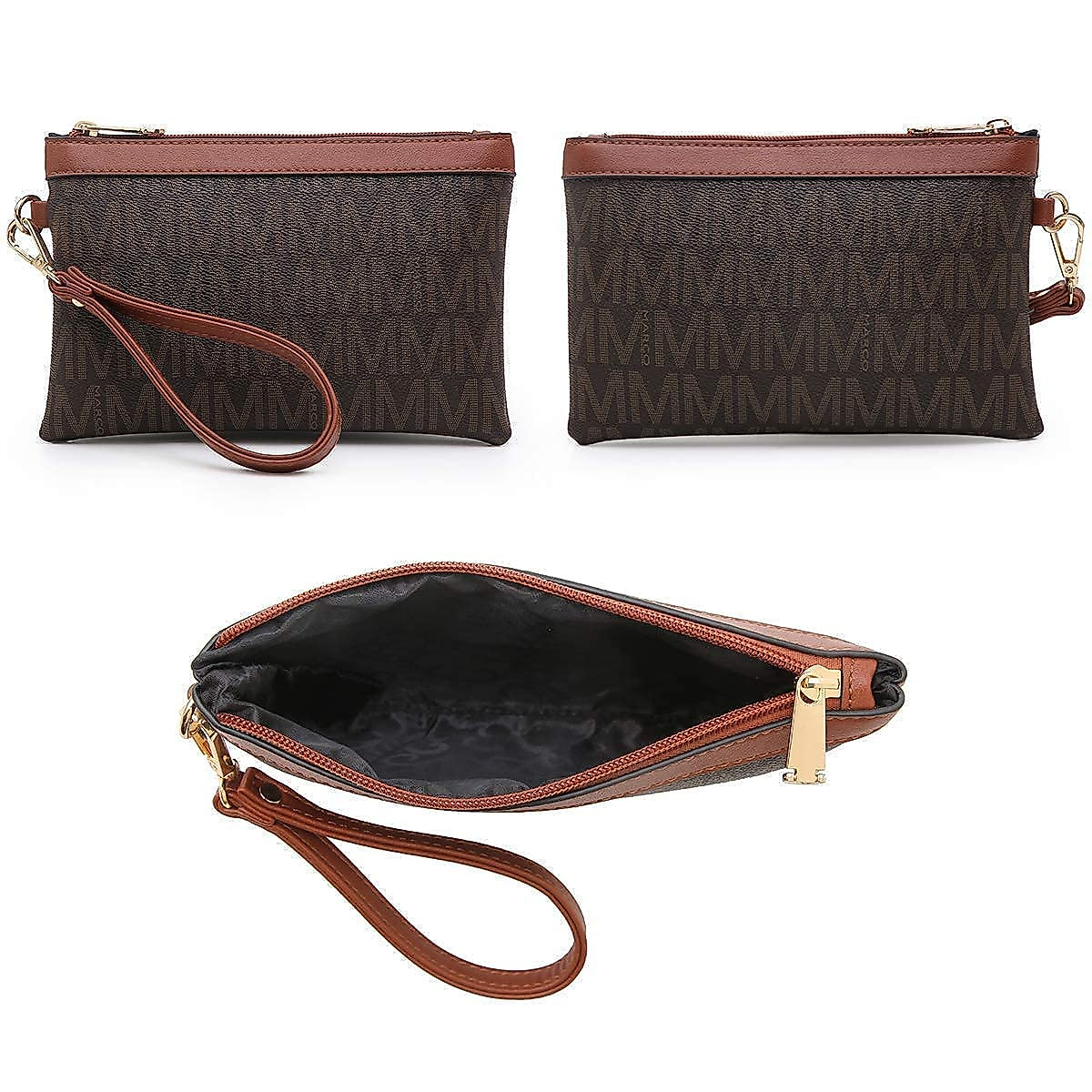 MKP Women Backpack Purse Fashion PU Leather Anti-theft Rucksack Lightweight Ladies Casual Travel College Shoulder Bag 2Pcs