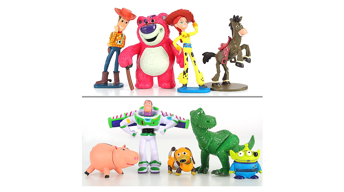 9Pack Story Action Figures for Kids' Birthday Cakes