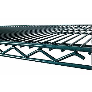 Commercial Green Epoxy Coated Wire Shelving 24 x 60 (2 Shelves) - NSF