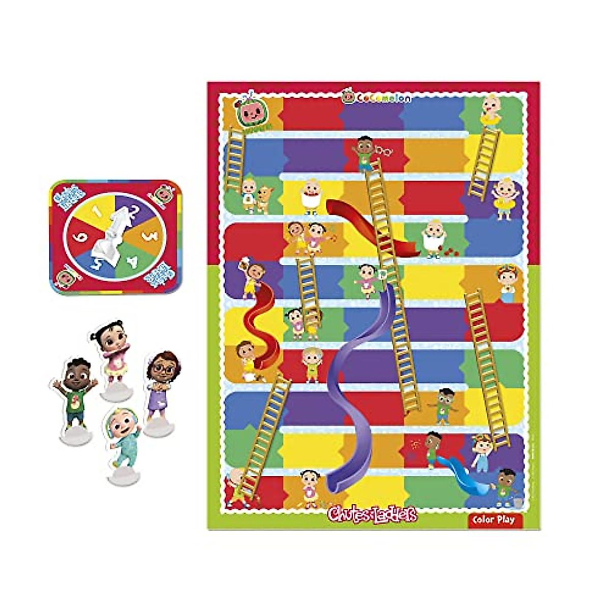 Hasbro Gaming Chutes and Ladders: CoComelon Edition Board Game for Kids | 2-4 Players | Preschool Back to School Gifts | Ages 3+ (Amazon Exclusive)