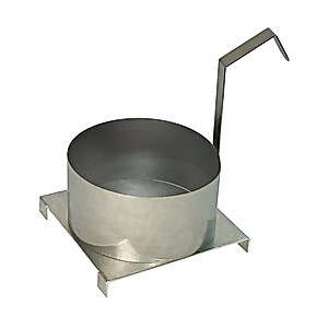 Paragon - Manufactured Fun Funnel Cake Mold with Base Plate, 6-Inch, Stainless Steel