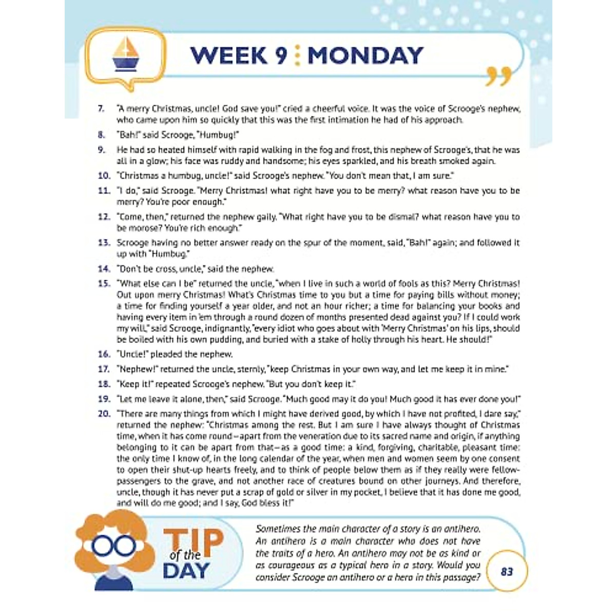 7th Grade Common Core ELA (English Language Arts): Daily Practice Workbook | 300+ Practice Questions and Video Explanations | Common Core State ... Standards Aligned (NGSS) ELA Workbooks)