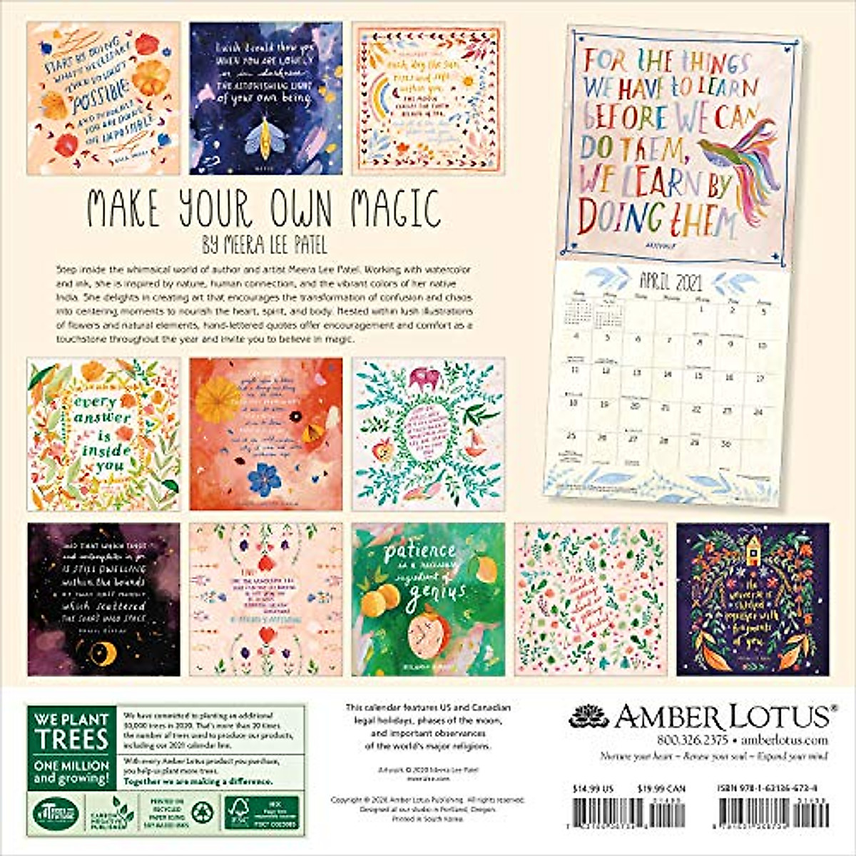 Meera Lee Patel 2021 Calendar