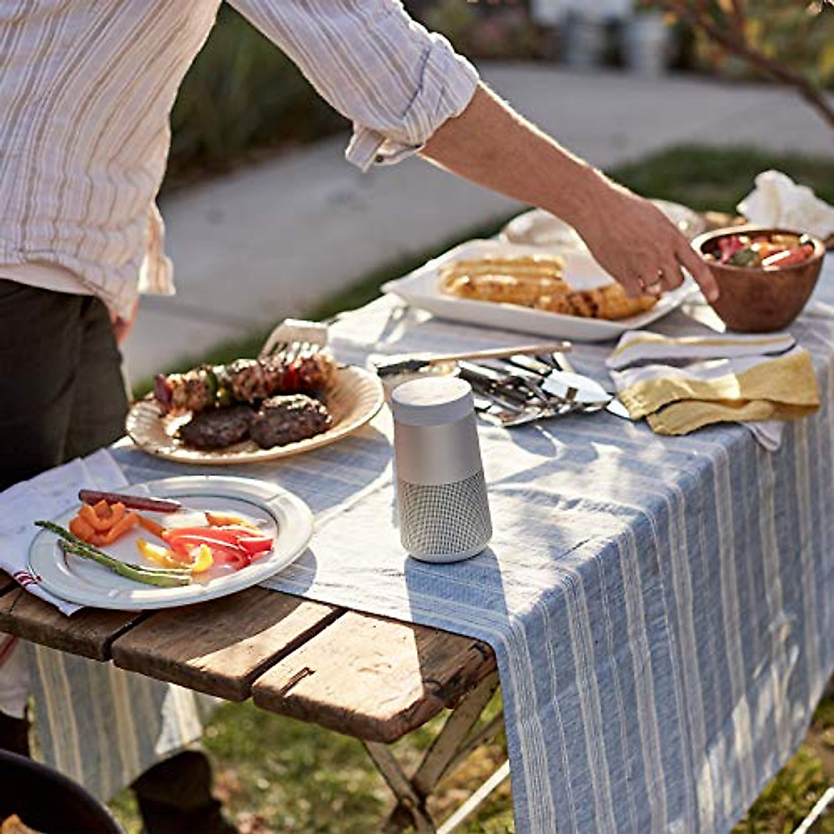 Bose SoundLink Revolve (Series II) Portable Bluetooth Speaker – Wireless Water-Resistant Speaker with 360° Sound, Silver