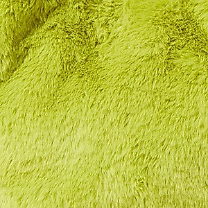 The Drop Women's Addison Soft Volume Top Handle Bag, Lime Fur, One Size