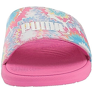 PUMA Women's COOL CAT 2.0 Slide Sandals, Phlox Pink-Puma White, 11