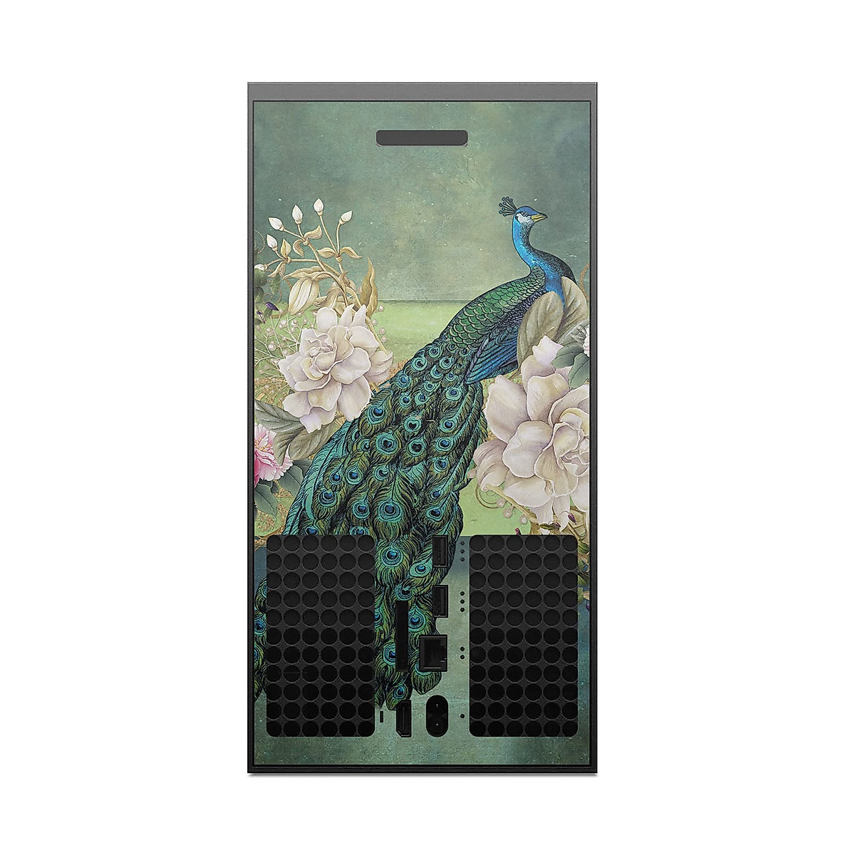 Head Case Designs Officially Licensed Jena DellaGrottaglia Peacock Animals Vinyl Sticker Gaming Skin Decal Cover Compatible With Xbox Series X Console and Controller Bundle