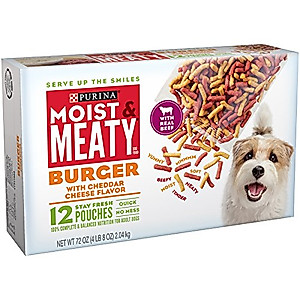 Purina Moist and Meaty Burger Cheese, 4LB 8OZ