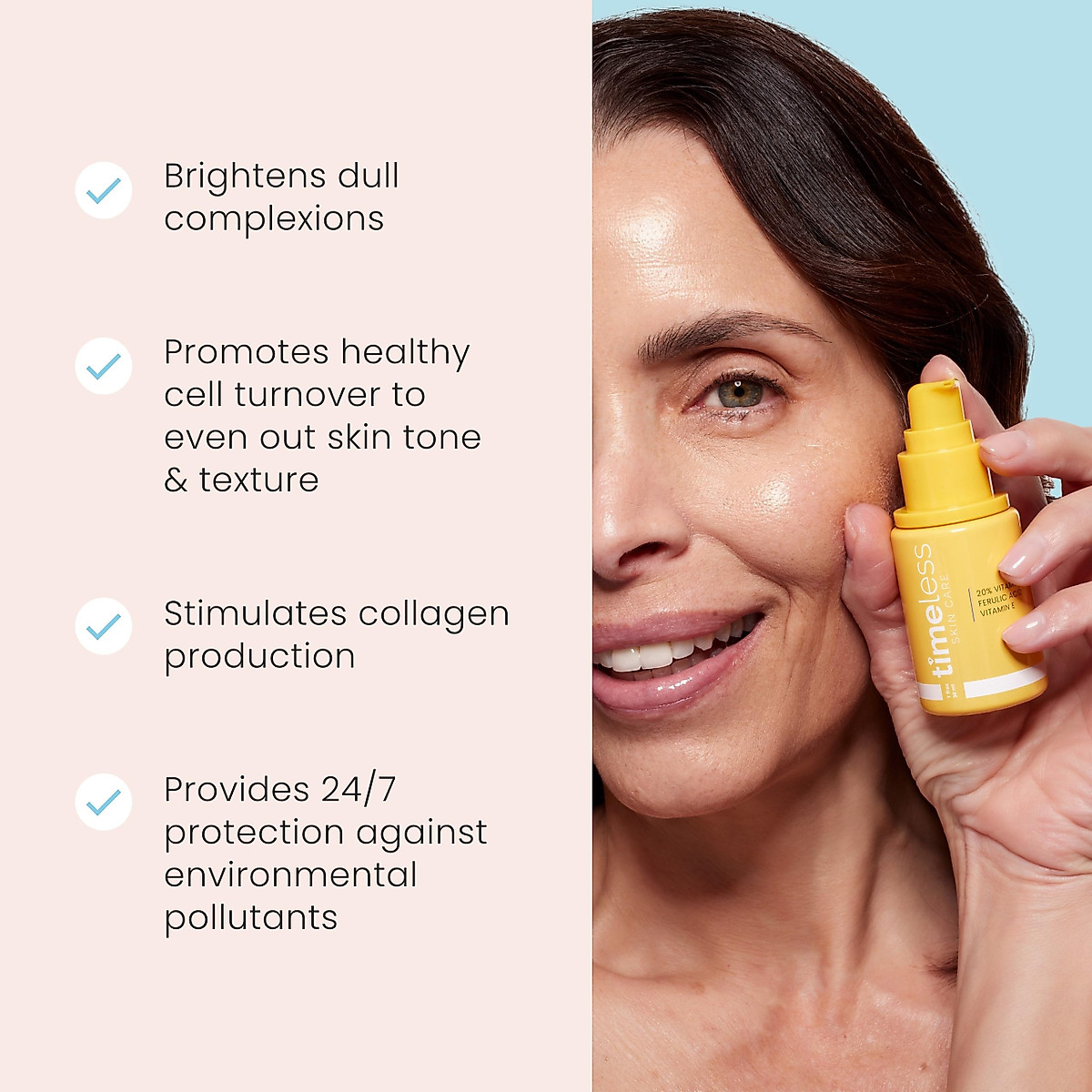 Timeless Skin Care Vitamin C Plus E 20 Percent Ferulic Acid Serum Serum Unisex 0.5 oz