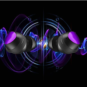 UrbanX Street Buds Plus for Google Pixel 6 - True Wireless Earbuds w/Hands Free Controls (Wireless Charging Case Included) - Purple