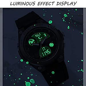 findtime Womens Digital Watch Sport Waterproof Watch Analog Military Tactical Watches LED Backlight Alarm Stopwatch Wrist Watches