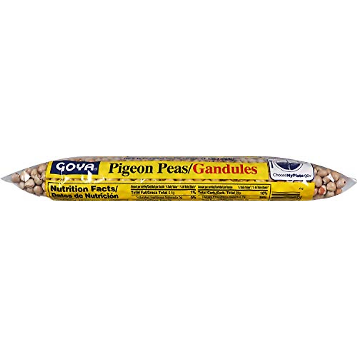 Goya Foods Pigeon Peas, Gandules, Dry, 16 Ounce (Pack of 24)