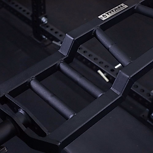 Titan Fitness Rackable Multi-Grip Camber Olympic Barbell, Rated 1,000 LB, Angled & Neutral Grip Football Barbell