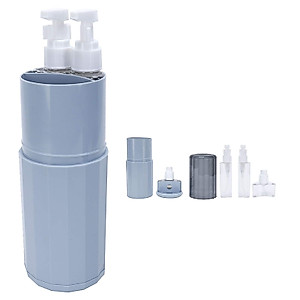 Garosa Toothbrush Cup Travel Portable Toothbrush Holder Multifunction Travel Cup Organizer Including 300ml Tooth Cup 45ml 30ml Travel Bottle for Traveling Camping Business Trip School