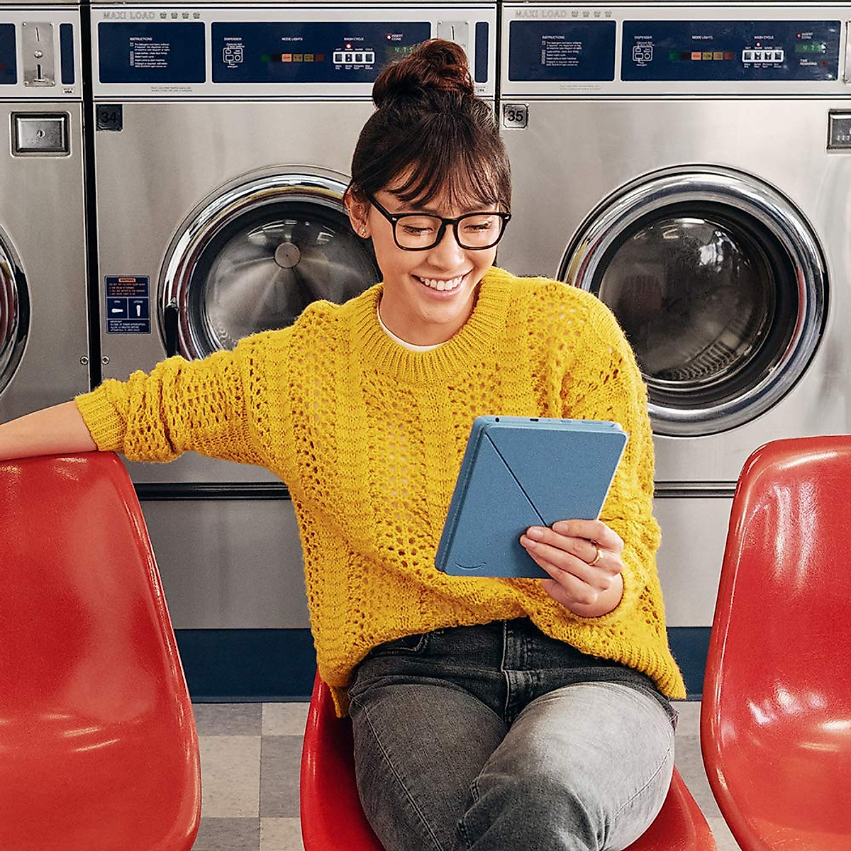 Fire HD 8 tablet, 64 GB, Plum + Amazon Fire HD 8 Cover, Plum + NuPro Screen Protector, 2-pack