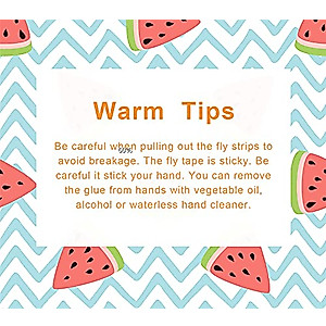 Stingmon 20 Rolls Sticky Fly Strips, Fly Traps for Indoor, Fly Traps Outdoor, Fruit Fly Glue Traps, Fly Ribbon Fly Paper Fly Tape Fly Catcher Killer for Gnat