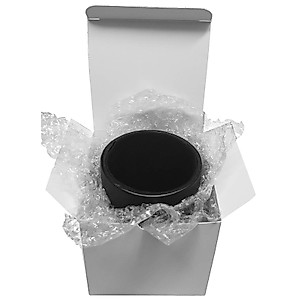 Cyber-Deals Set of 16mm Pearlized Olympic Dice and Black PU Leather Velvet Lined Dice Cup (Gift Boxed) (Silver Dice, Black Lining Cup)