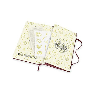 Moleskine Limited Edition Harry Potter 12 Month 2022 Daily Planner, Hard Cover, Large (5" x 8.25"), Bordeaux Red