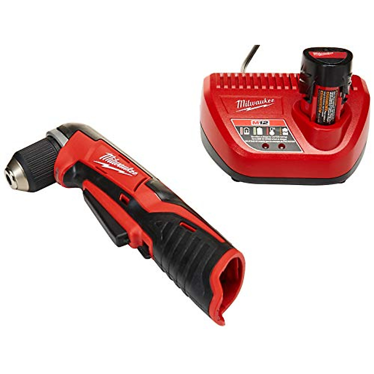 Milwaukee 2415-21 M12 12V 3/8" Cordless Right Angle Drill/Driver Kit