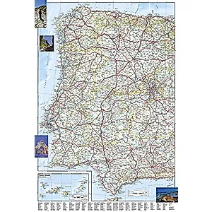 Spain and Portugal Map (National Geographic Adventure Map, 3307)