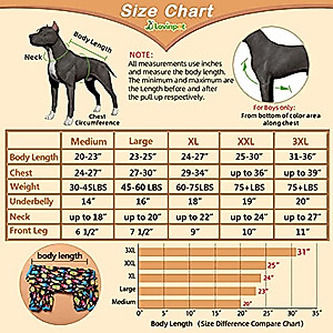 LovinPet Big Dog/Full Belly Coverage/for Big Dogs/Pullover Pitbull Shirt for Men Big Dogs/Fruit Popsicle Frozen Black Prints/Lightweight Big Dogs Pullover, Full Coverage Large Breed Dog Pjs