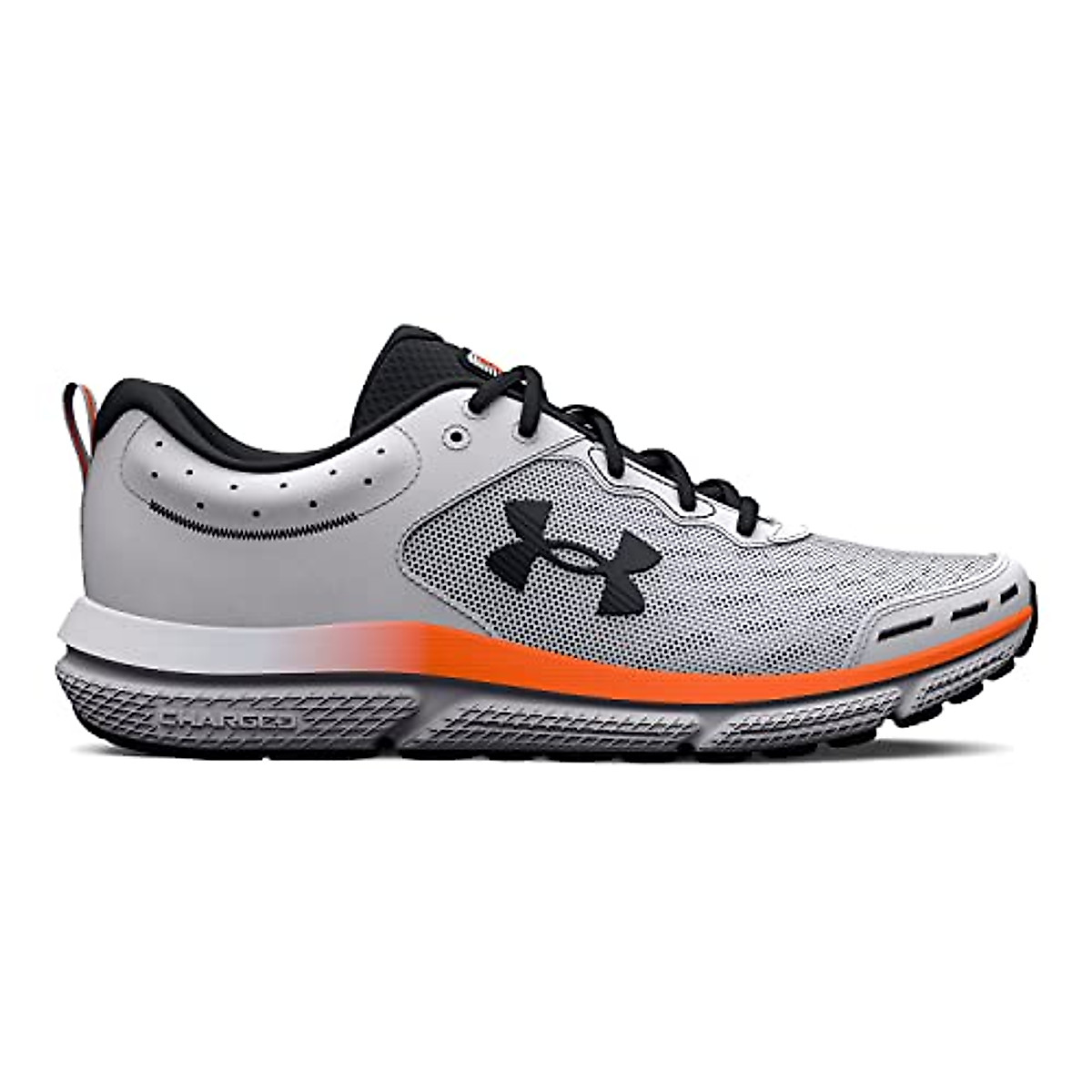 Under Armour Men's Charged Assert 10 Running Shoe, (101) White/White/Black, 10.5