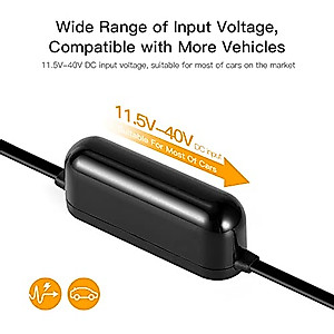 iZEEKER 11.5ft Mini USB Hardwire Kit for Dash Cam, Widely Compatible with 11.5V-40V Car Dashcam Charger Pord Like iZEEKER G100 Dash Camera and Other Mini USB Charging Port Car Camera