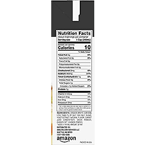 Amazon Brand - Happy Belly Chicken Broth, 2 pound (Pack of 1)