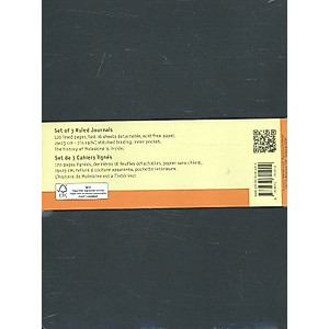 Moleskine Cahier Journal, Soft Cover, XL (7.5" x 9.5") Ruled/Lined, Black, 120 Pages (Set of 3)
