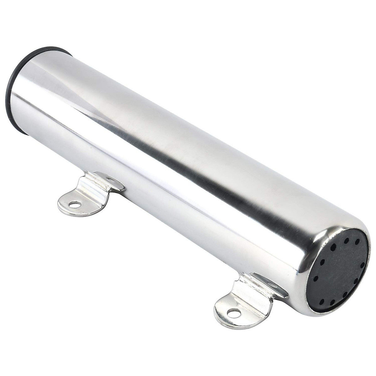 Amarine Made Boat Marine Fishing Stainless Steel Side Mounted Transom Mounted Rod Holders with Weld Brackets (2-Pack)