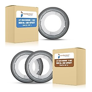 Pack of 1 and Pack of 2 Steel Lazy Susan Turntable Ball Bearing 12 inch 1,000 lbs