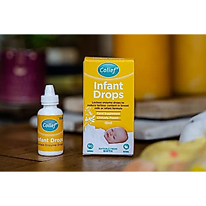 Colief Infant Digestive Aid | Gas Drops for Babies | Natural & Safe Infant Gas Relief | Reduces Baby Colic, Tummy Bloating, Fussing & Crying | 90 Servings | 0.5 Fl Oz