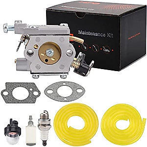 Hipa 309362003 Carburetor + Primer Bulb Filter for Homelite Chainsaw UT10540 UT10542 UT10544 UT10546 UT10548 UT10560 UT10566 UT10568 UT10580 UT10582 UT10584 UT10586 UT10588